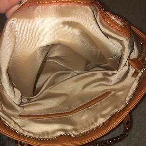 Izzy & Ali | Bags | Izzy Ali Tan Leather Tote Shopper Bag | Poshmark